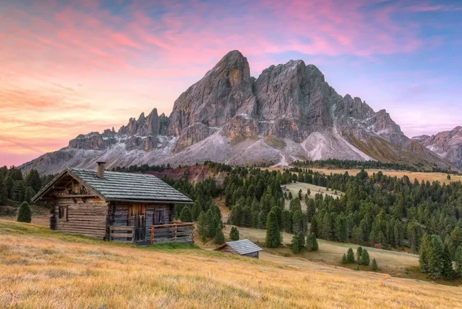 Michael Valjak - 'Sass de Putia at Passo del Erbe in the Dolomites ...
