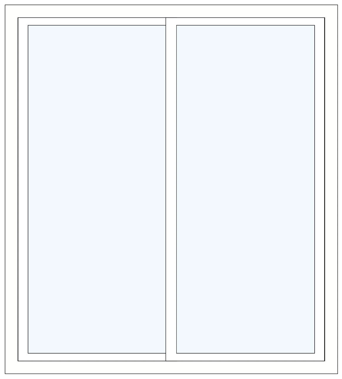 HANCOCK CLASSICS SLIDING PATIO DOOR 6068 L-ACTIVE TEMP LOW-E W/WHITE ...