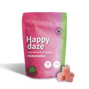 Delta-9 THC 100mg Watermelon Gummies delivered by bud.com