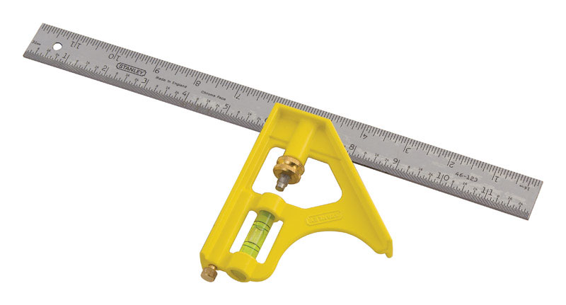 STANLEY COMBO SQUARE 12" HI VIS BLADE 46-123 | Framing Squares ...