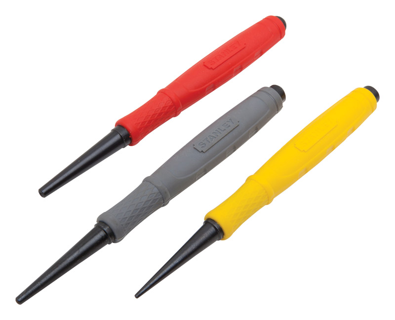 STANLEY NAIL SET CONTRACTOR GRADE 3 PC 58-930 | Nail Punches | Hancock ...