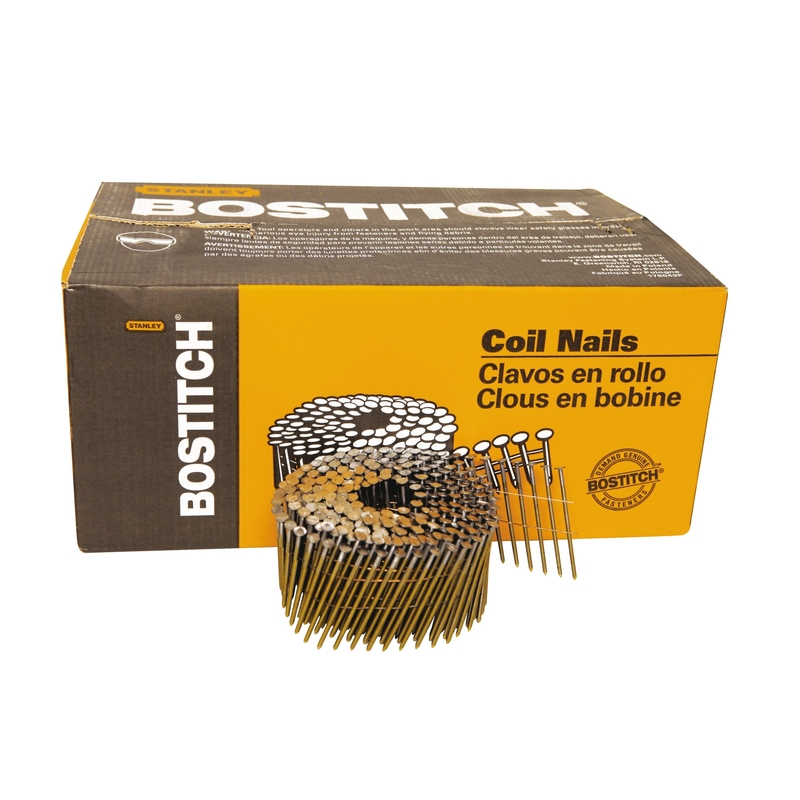 BOSTITCH COIL FRAMING RS 8D 2-1/2" C8R99BD RING SHANK NAIL 3.6M ...