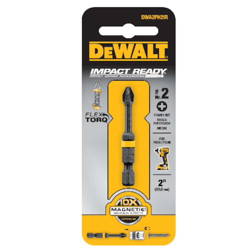 DEWALT IMPACT READY ADAPTOR 1/4" HEX 1/2" SQUARE DW2547IR | Drill Bits ...