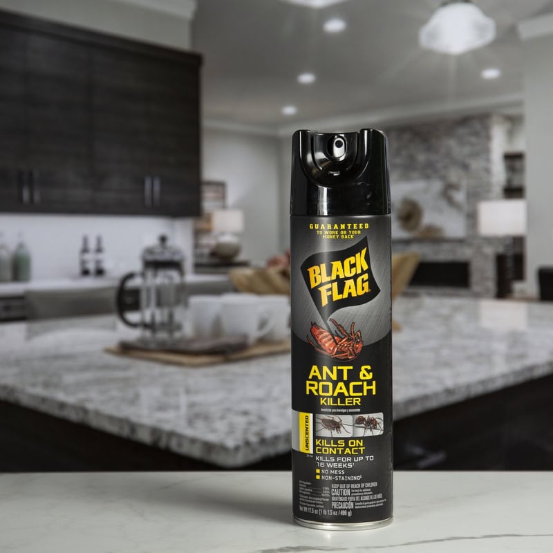 SPECTRUM BLACK FLAG ANT & ROACH KILLER UNSCENTED 17.5 OZ HB-11031 ...