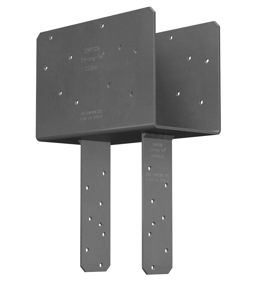 SIMPSON COLUMN CAP CCQ66-SDS2.5 | Simpson for Engineered Lumber ...