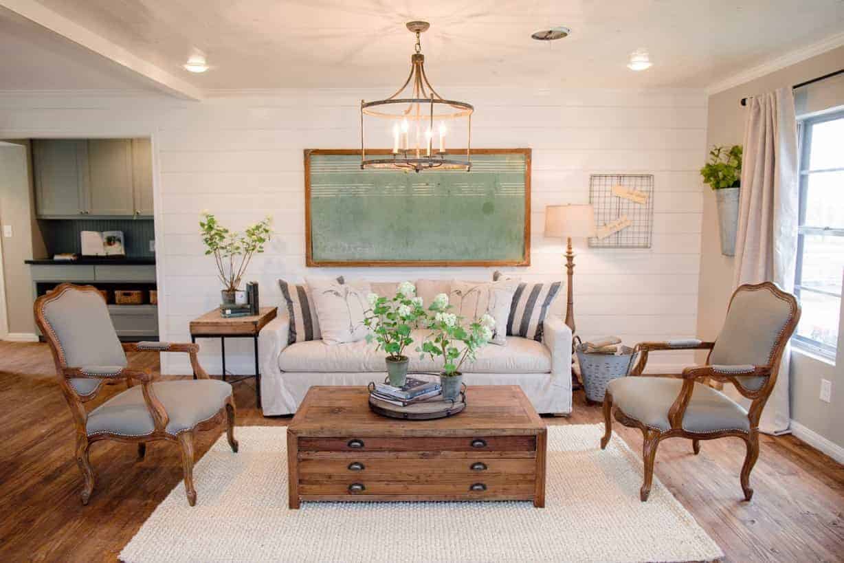 Neutral Rustic Living Room Decoration Gallery