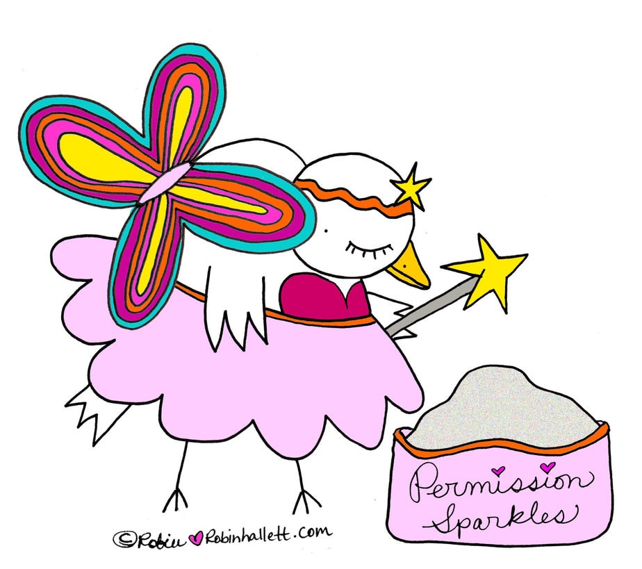 Permission granted :) - Robin Hallett • Intuitive Healer & Light Sparkler