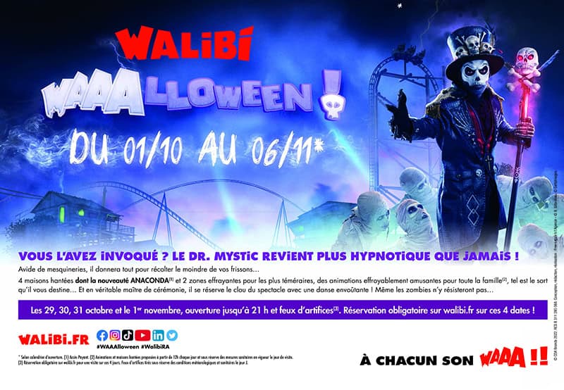 Walibi Rhône-Alpes aux couleurs d'Halloween - Ballad et vous