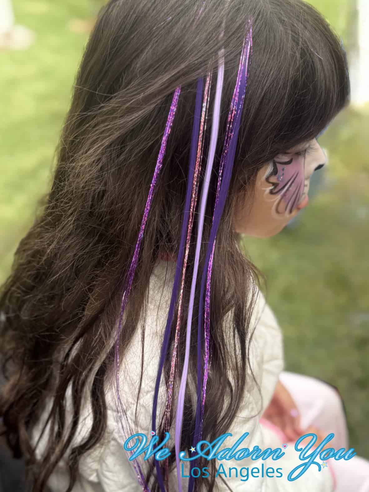 Los Angeles Hair Tinsel & Fairy Hair | We Adorn You