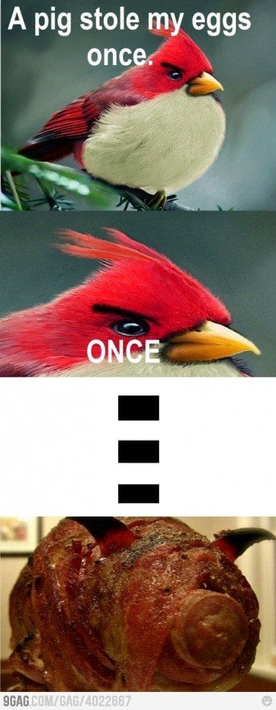 Angry Birds Memes - 5 That Will Make The Angry Bird Fan LOL!