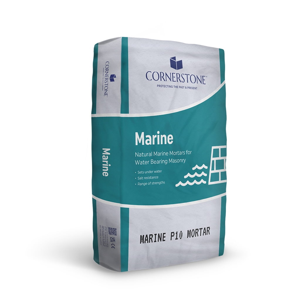 Cornerstone Marine P50 Mortar | Waterproof & Rapid Set | Cornish Lime
