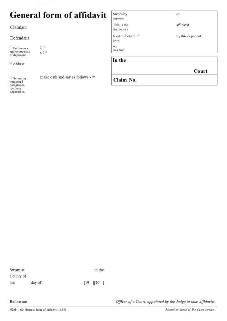 From draft to sworn: A complete UK affidavit guide