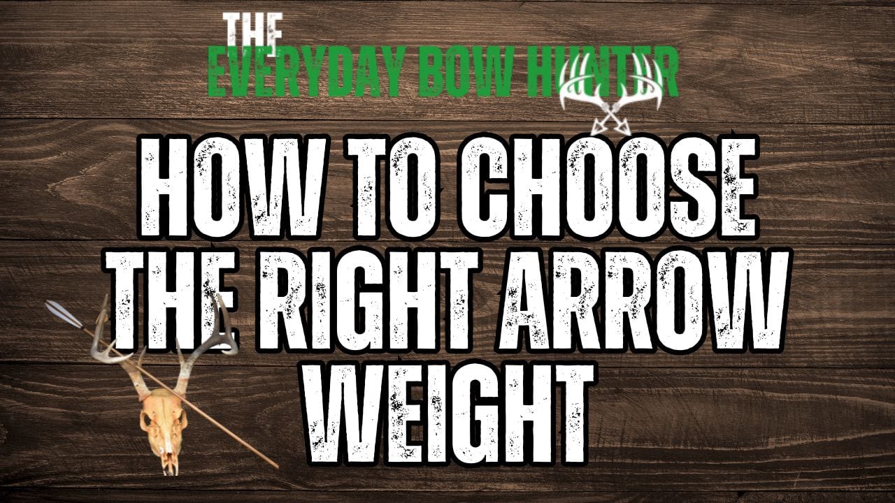 How to Choose the Right Arrow Weight for Bow Hunting