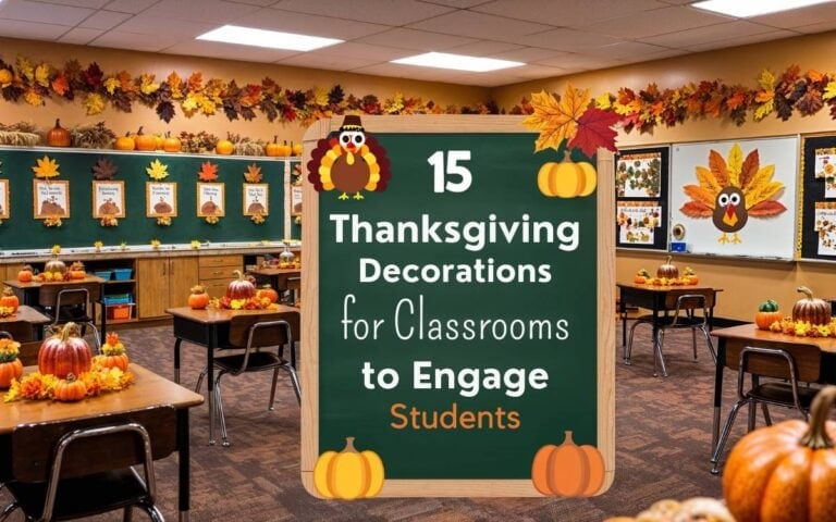 15 Thanksgiving Decorations For Classrooms To Engage Students