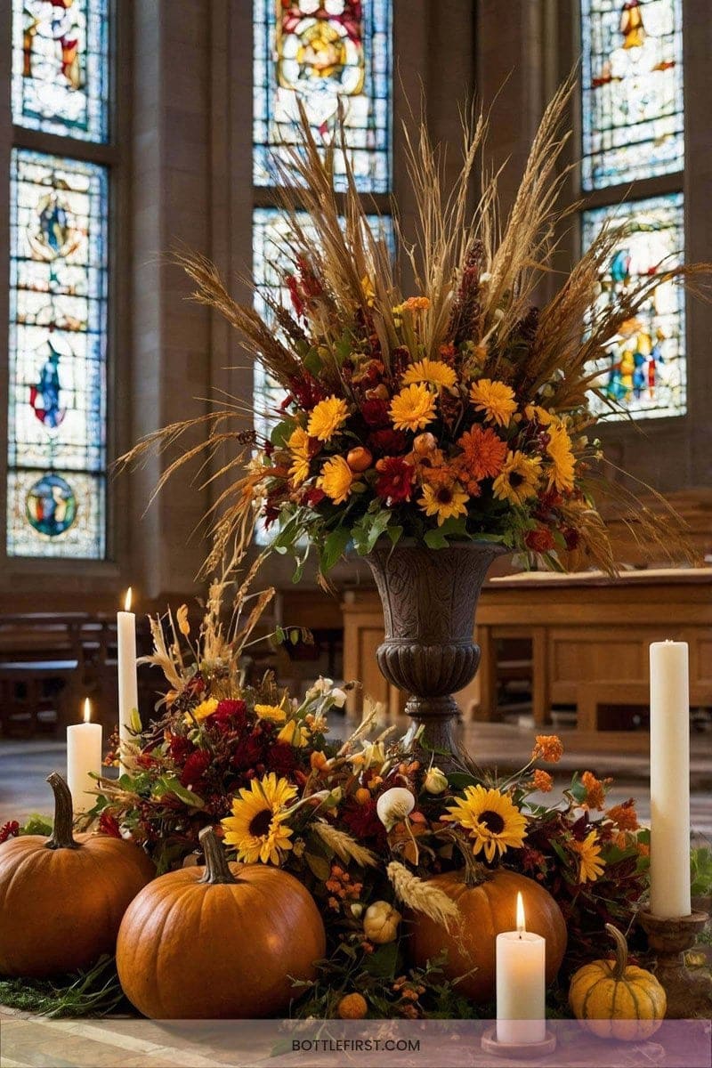15 Thanksgiving Decorations For Churches For A Sacred Seasonal Display