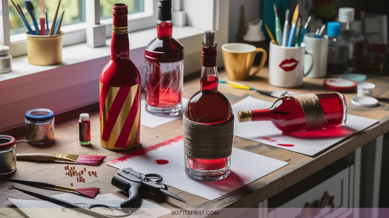 20 Easy Liquor Bottle Crafts For Beginners