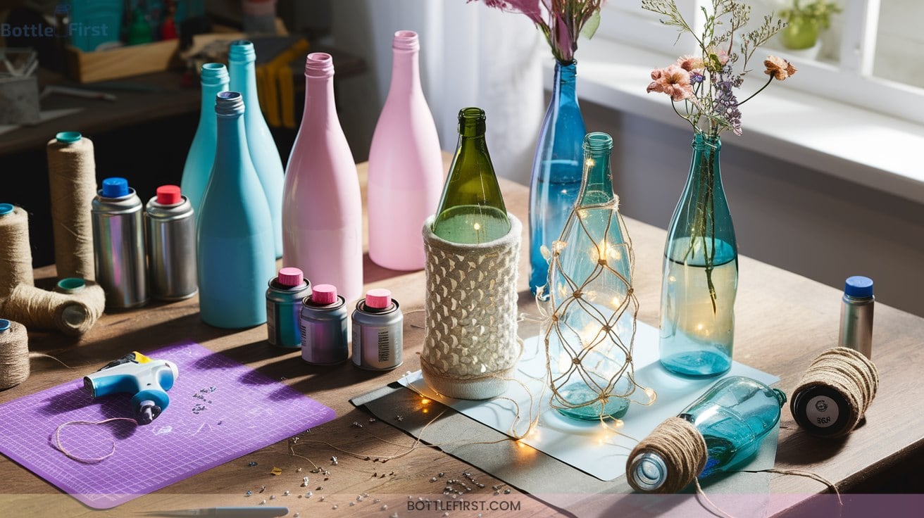 12 Stunning Water Bottle Crafts Aesthetic Ideas For Instagram-Worthy Decor