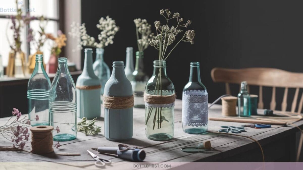 15 Artistic Glass Bottle Crafts With Clay: Elevate Your DIY Projects