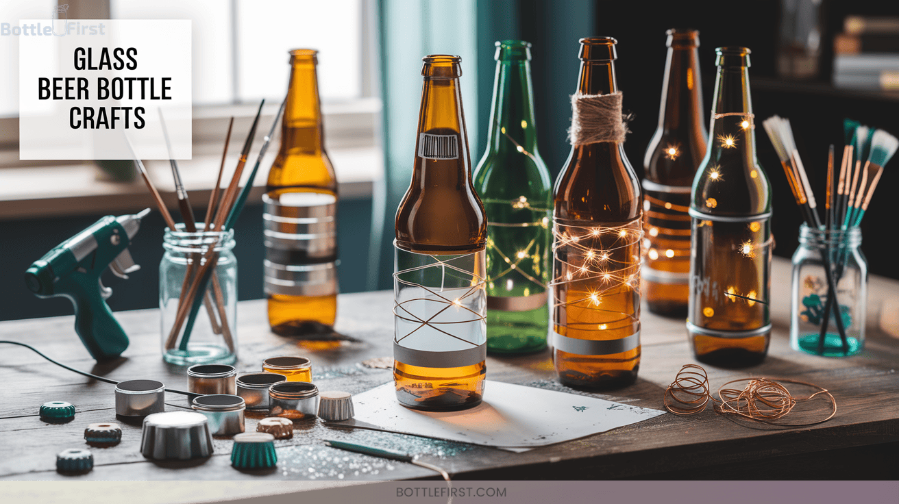 12 Crafty Glass Beer Bottle DIYs For Man Cave Or Patio Upgrades