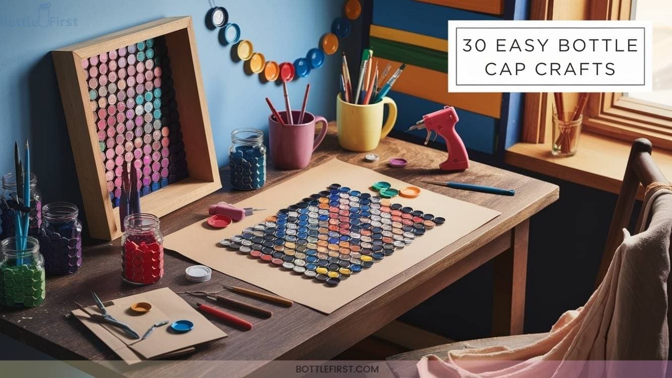 30 Easy Bottle Cap Crafts Anyone Can Make