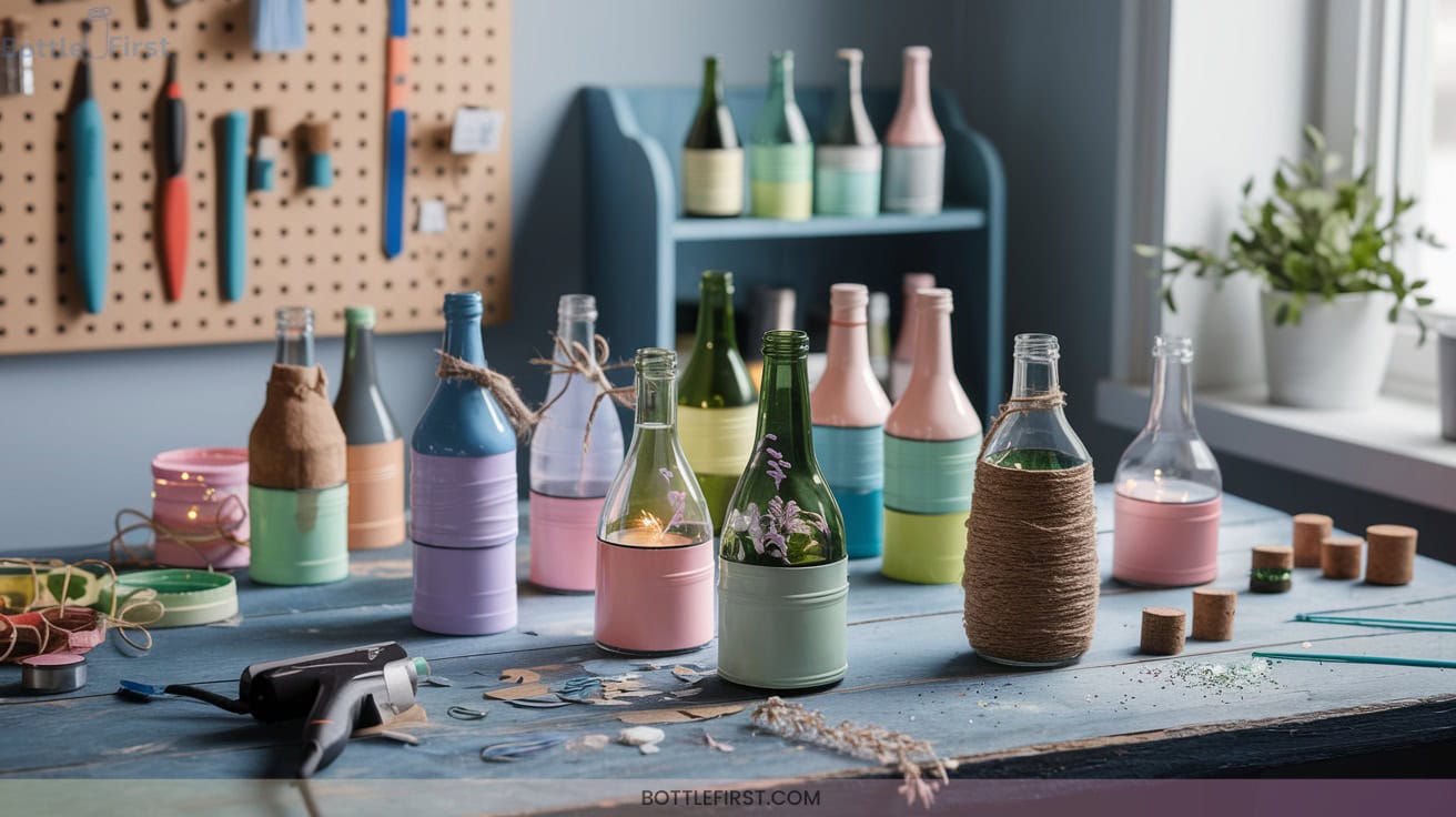 15 Stunning Alcohol Bottle Crafts To Upcycle Your Empties