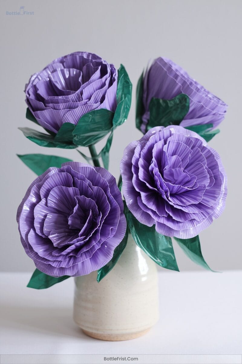 25 Blooming Beautiful Plastic Bottle Flower Crafts