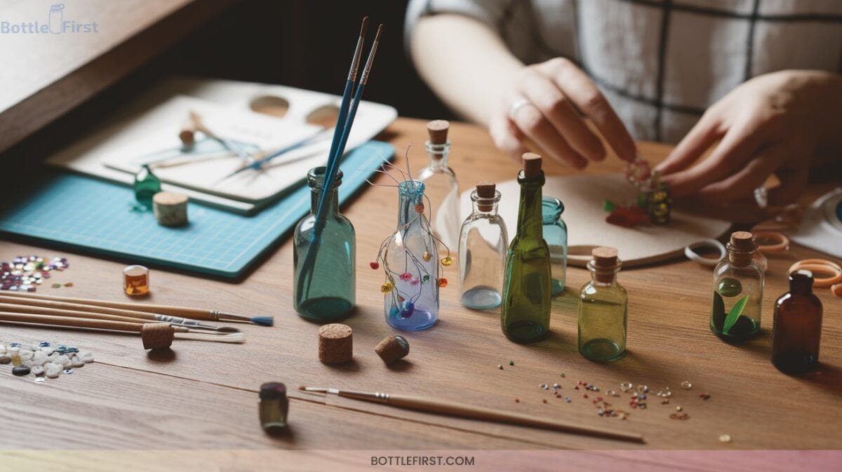 15 Innovative Tiny Bottle Crafts: DIY Glass Vial Projects For Crafters