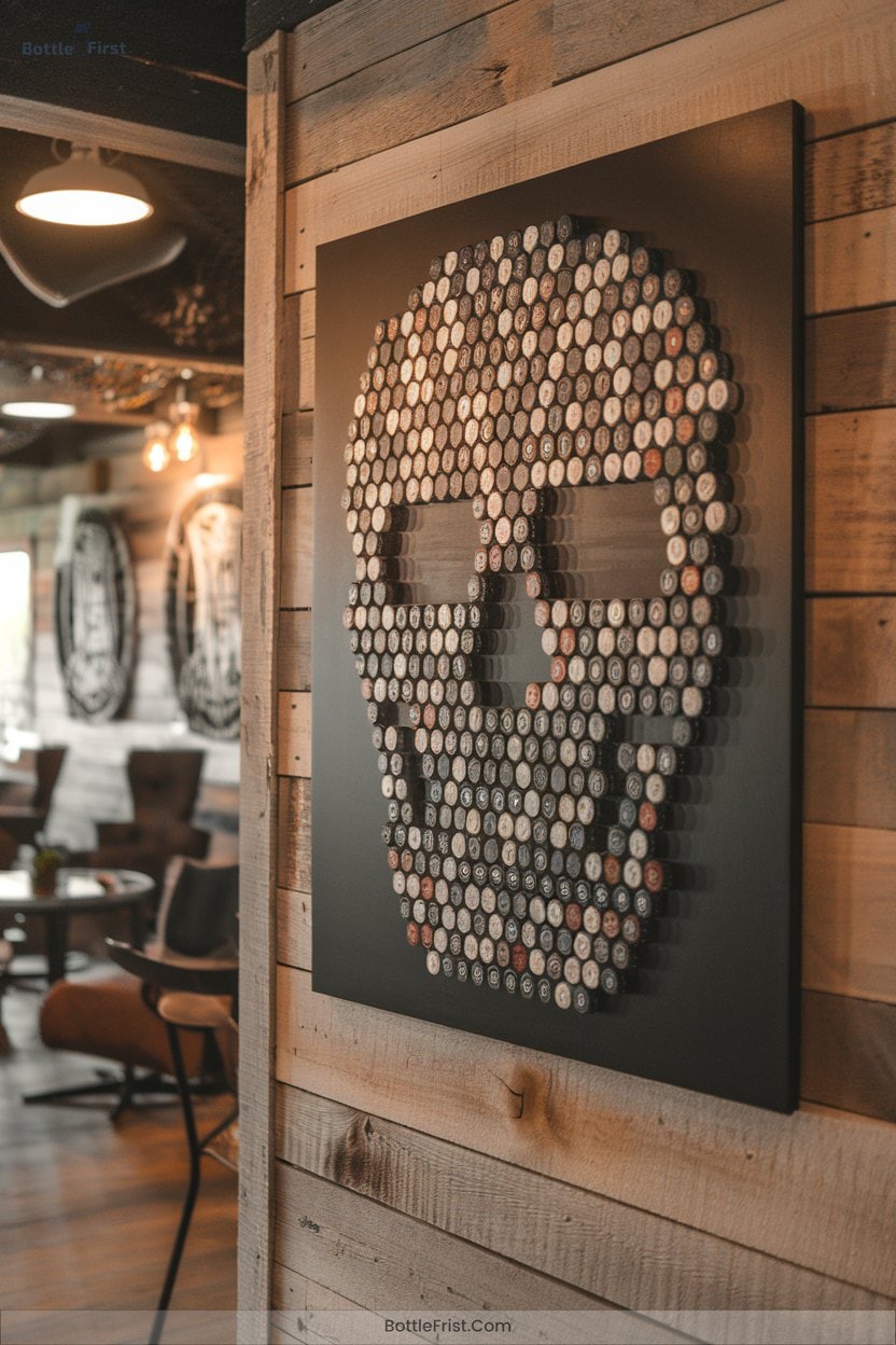 18 Epic Beer Bottle Cap Crafts For Ultimate Man Cave Decor