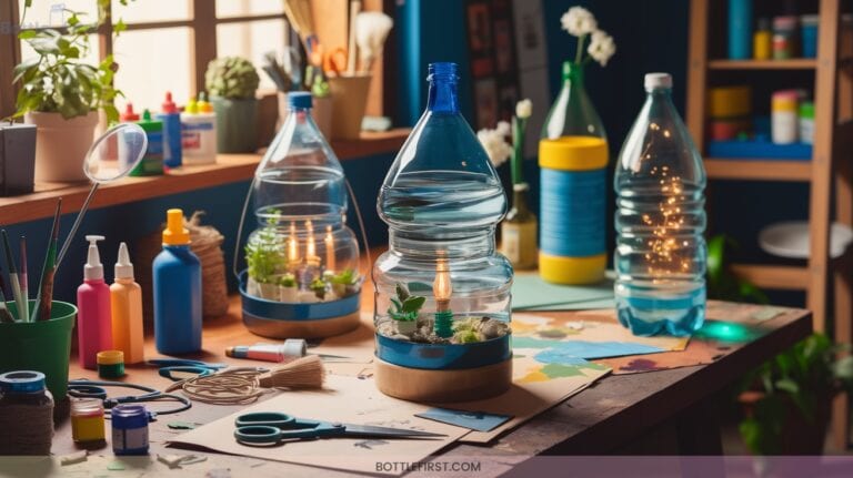 17 Sustainable Recycled Water Bottle Crafts Anyone Can Make