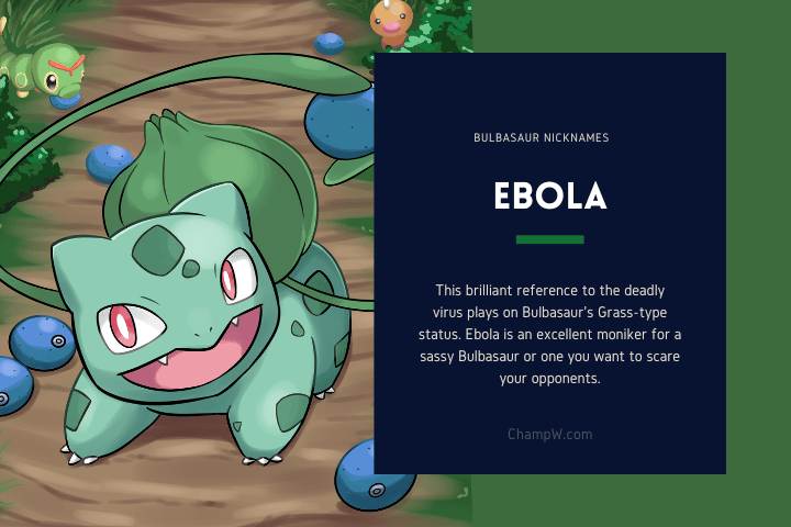 150+ Bulbasaur Nicknames That You Can Ever Imagine