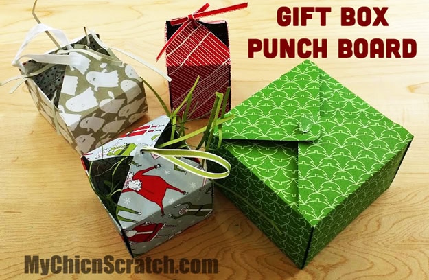 Gift Box Punch Board