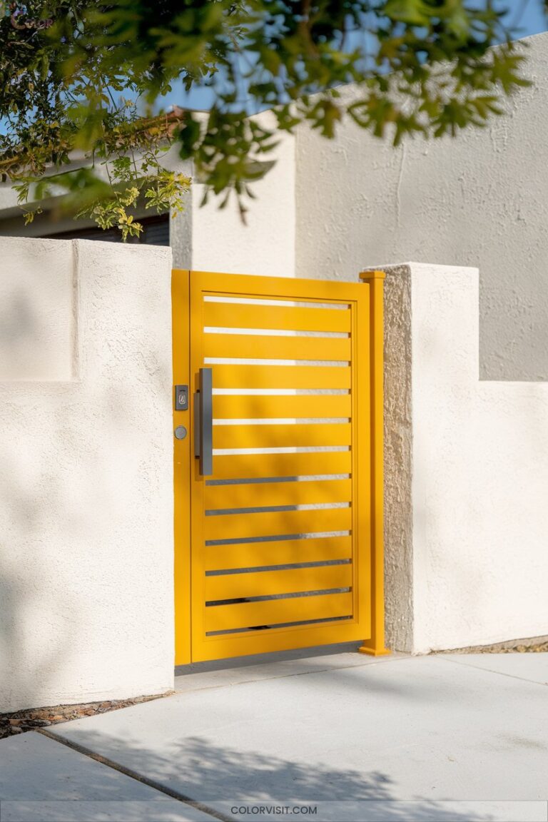 14 Bold Gate Paint Color Ideas To Enhance Your Property