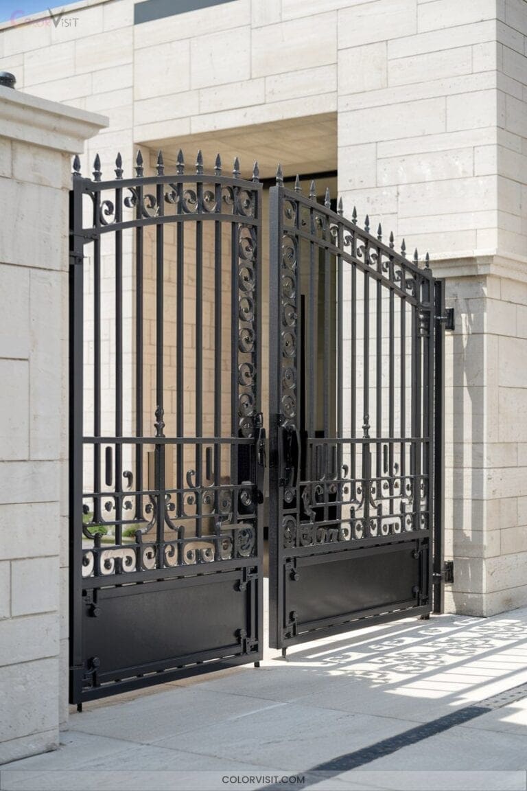 14 Bold Gate Paint Color Ideas To Enhance Your Property