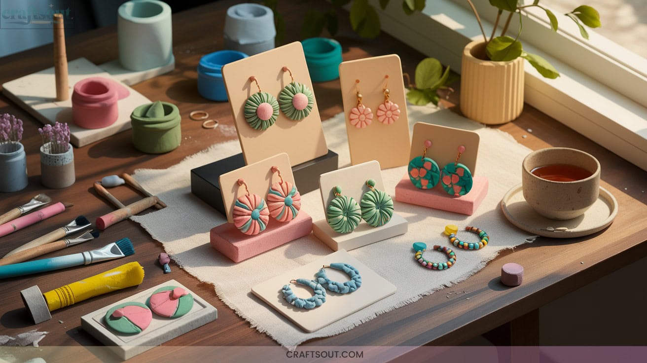 12 Trendy Polymer Clay Crafts Earrings For Spring 2025