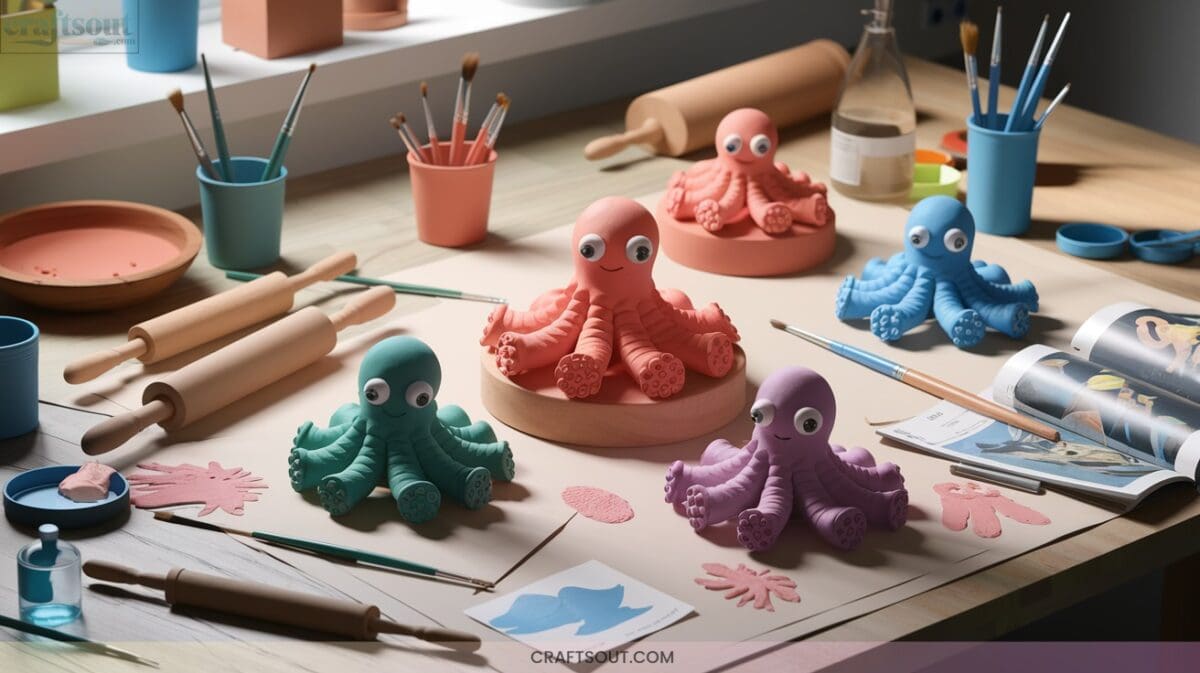 10 Charming Clay Crafts Octopus Designs Anyone Can Create