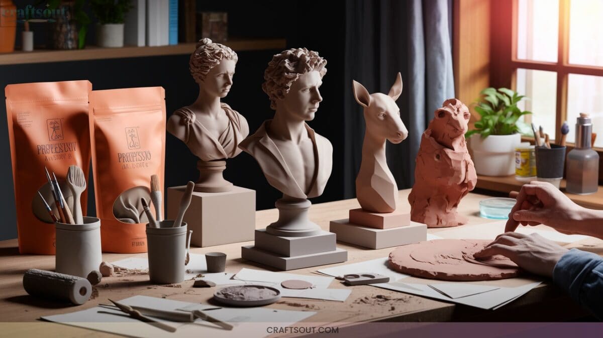 11 Impressive Clay Crafts Air Dry Sculptures & Statues To Create Now