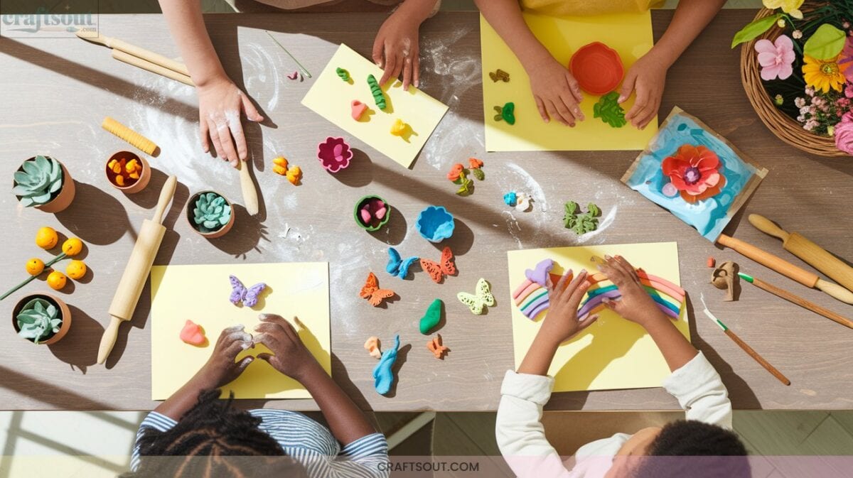 18 Fun Air Dry Clay Crafts For Kids To Make This Spring