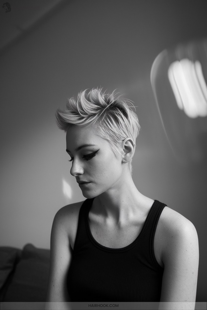10 Textured Spiky Pixie Haircut Styles With Dramatic Spikes
