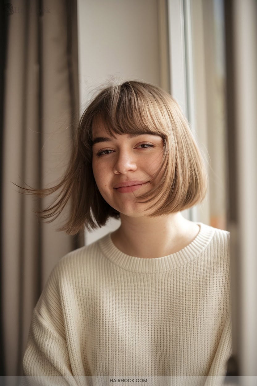 16 Flattering Bob Haircut For Round Face Shapes That Enhance Your Features
