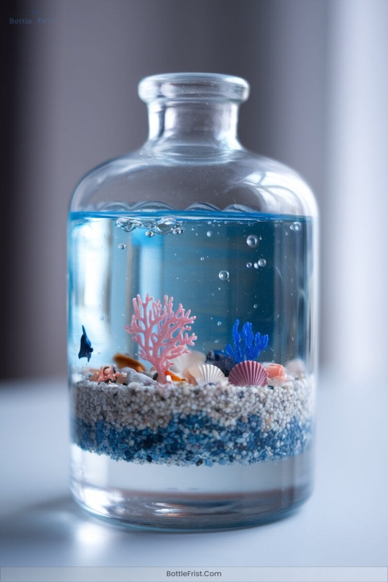 15 Adorable Mini Glass Bottle Crafts DIY For Tiny Home Accents