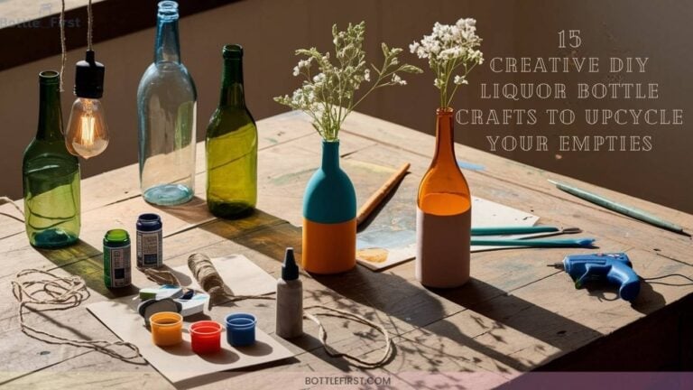 15 Creative DIY Liquor Bottle Crafts To Upcycle Your Empties