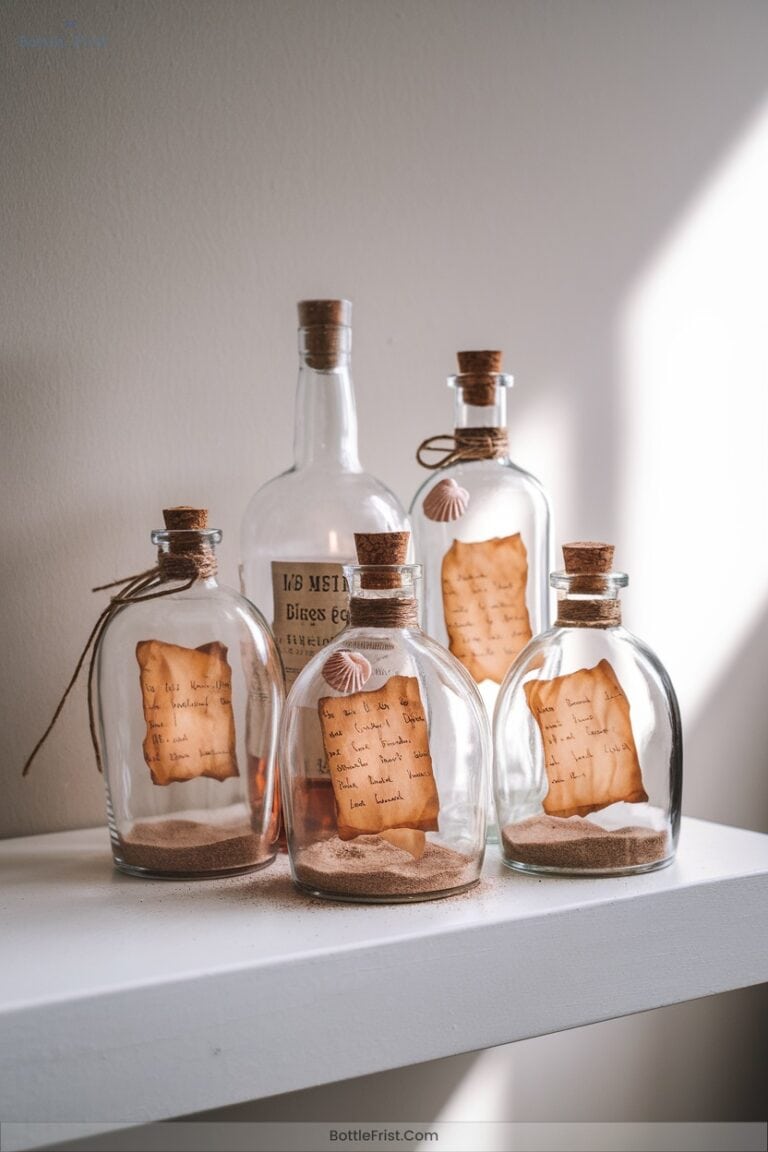 12 Creative Empty Alcohol Bottle Crafts For Home Decor
