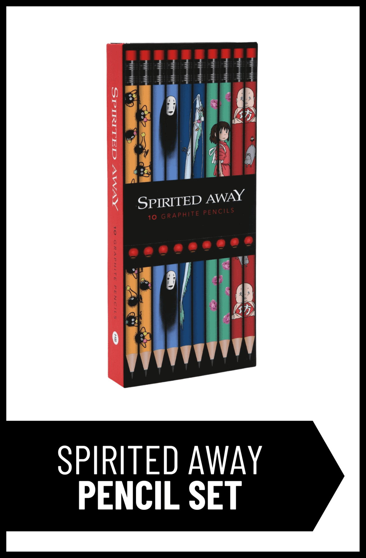 Spirited Away Pencils (Studio Ghibli) - Button Poetry