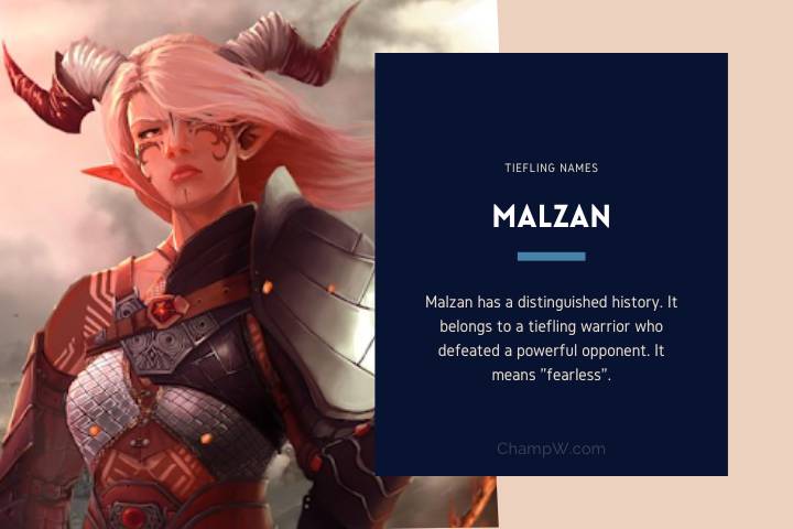 100+ Tiefling Names With Brief History & Bibliography