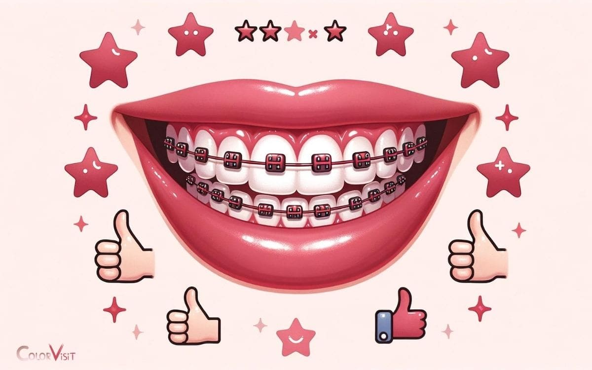 Is Dark Red A Good Color For Braces? Yes!