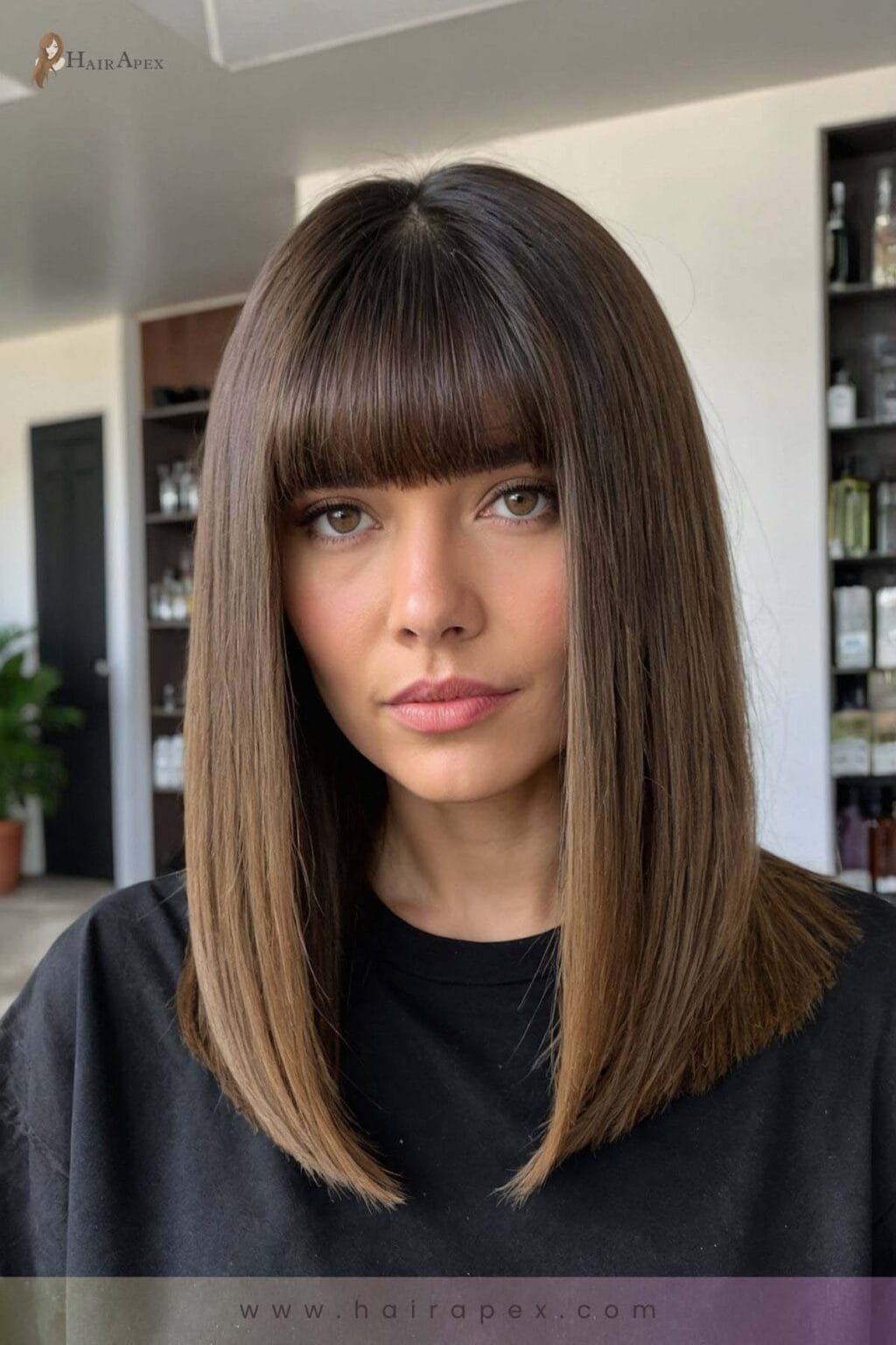 20 Sleek Medium Length Haircuts For Straight Hair
