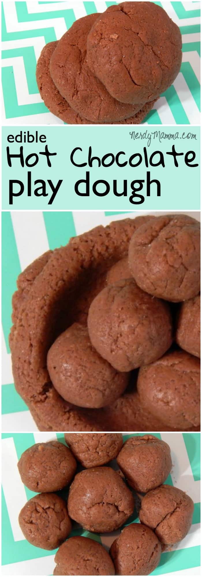 Edible Hot Chocolate Play Dough Recipe