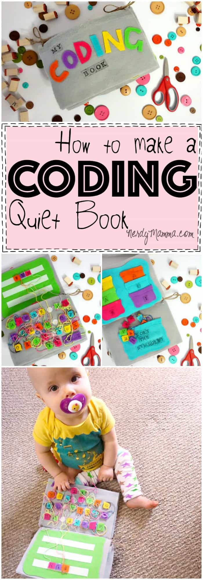 How to Make a Coding Quiet Book - Nerdy Mamma