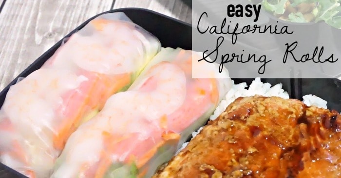 Easy California Spring Rolls - Nerdy Mamma