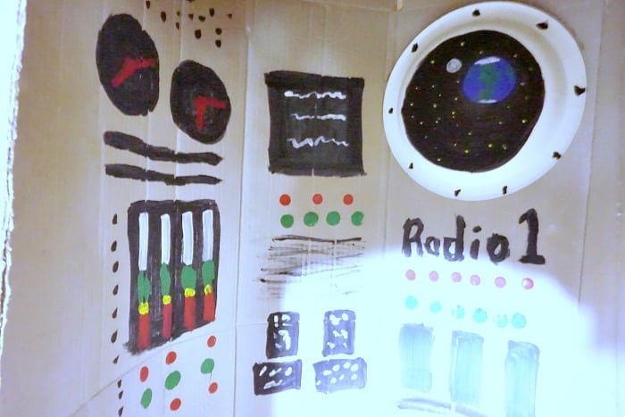 DIY Cardboard Space Rocket & Book Review - The Astronaut Instruction ...